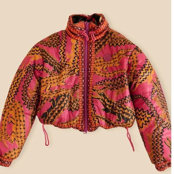 FARM Rio | Jackets & Coats | Farm Rio Reversible Puffer Jacket | Poshmark